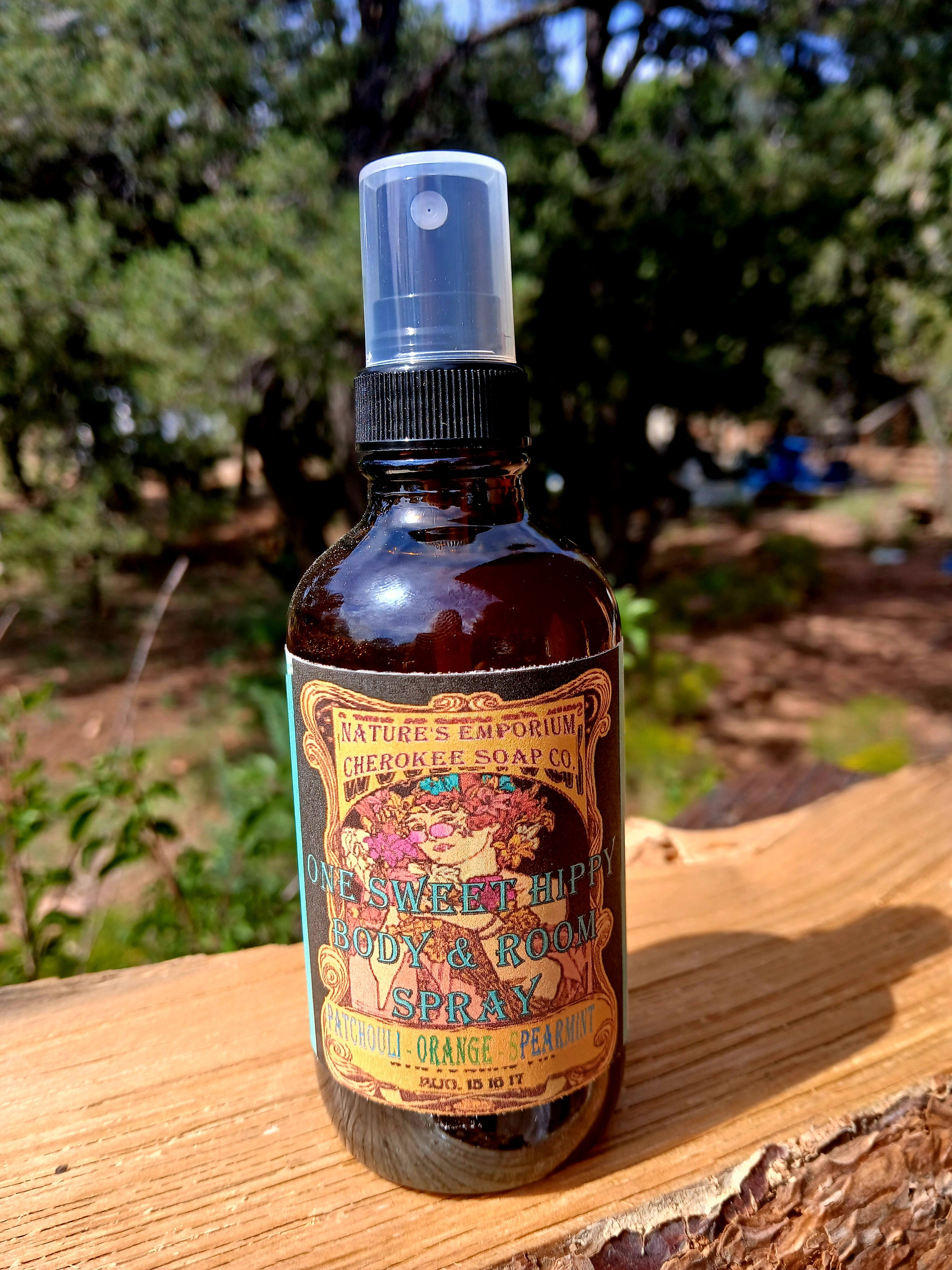 One Sweet Hippy Body Spray – Nature's Emporium Cherokee Soap Co.